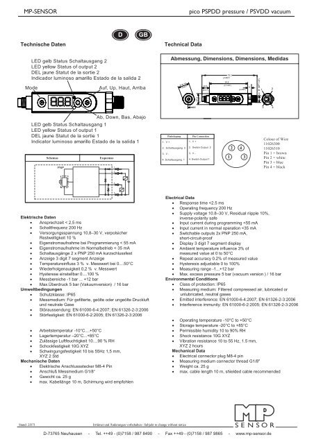 pico - MP-SENSOR GmbH