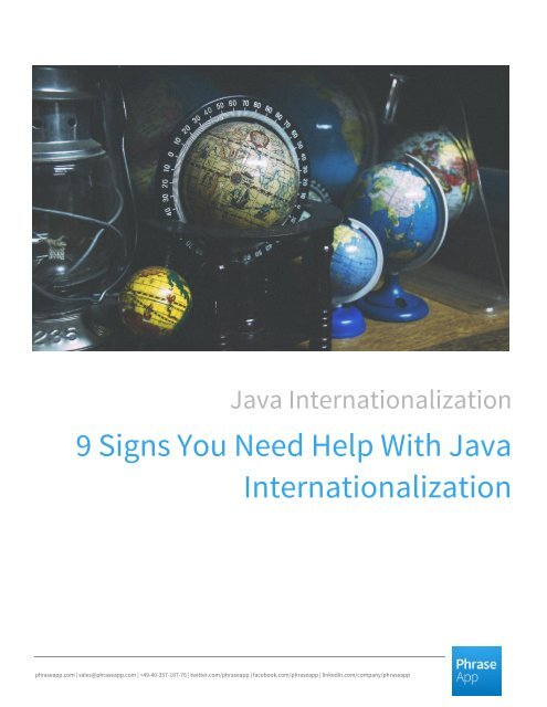 9 Signs You Need Help With Java Internationalization