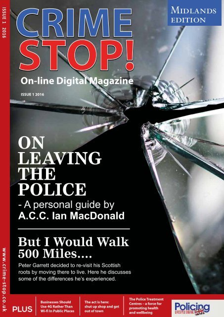 Crime Stop! Issue 1 Midlands Edition