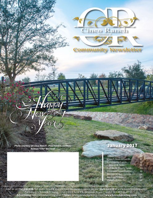 Cinco Ranch 2 January 2017