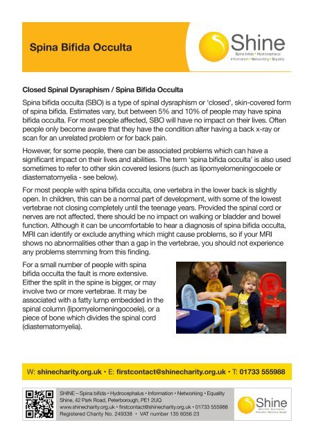 Spina Bifida Occulta