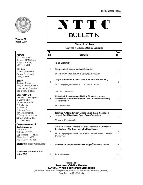 NTTC Bulletin March 2013