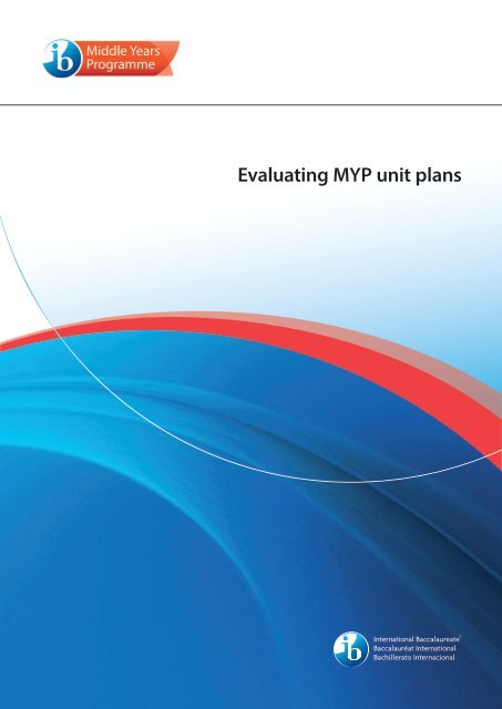 Evaluating MYP unit plans