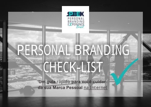 PERSONAL BRANDING CHECK-LIST