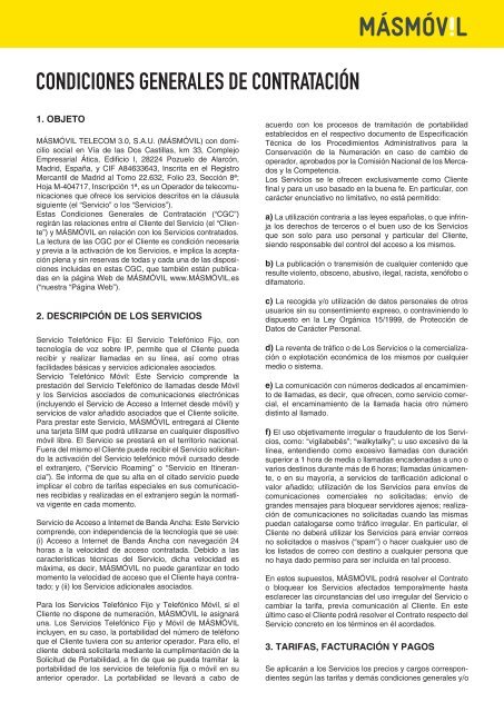 Condiciones Generales De Uso