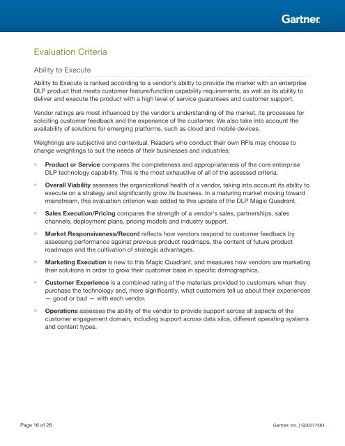 Evaluation Criteria Abili