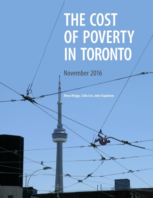 The Cost of Poverty in Toronto