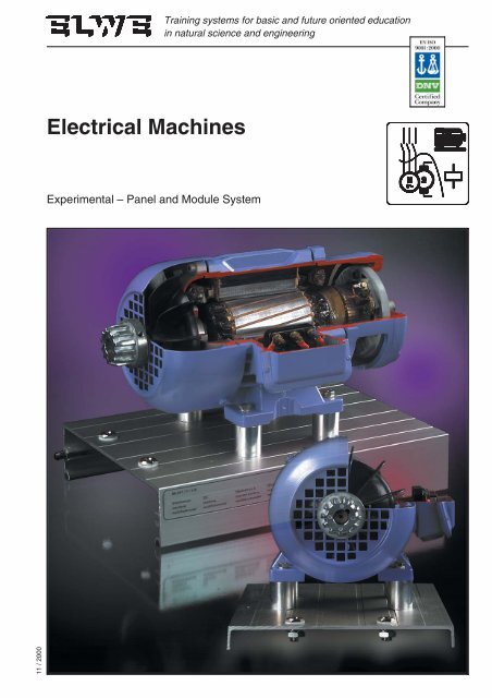 Electrical Machines - ELWE-Lehrsysteme