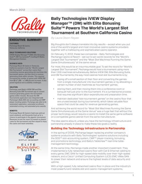 Bally Technologies Logo Bally | Refrigeration Solutions | Elevation