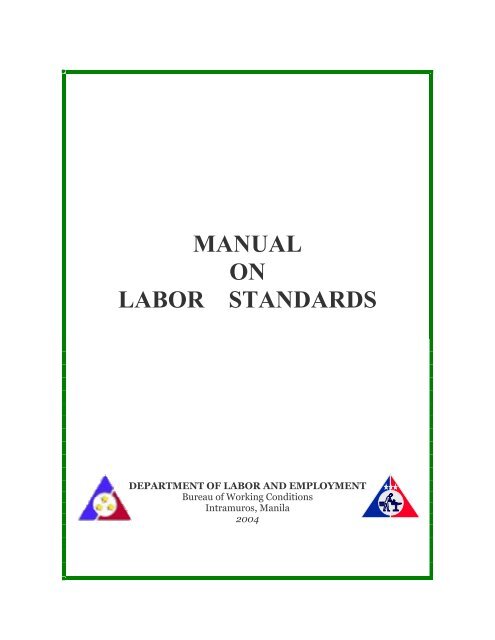 manual on labor standards