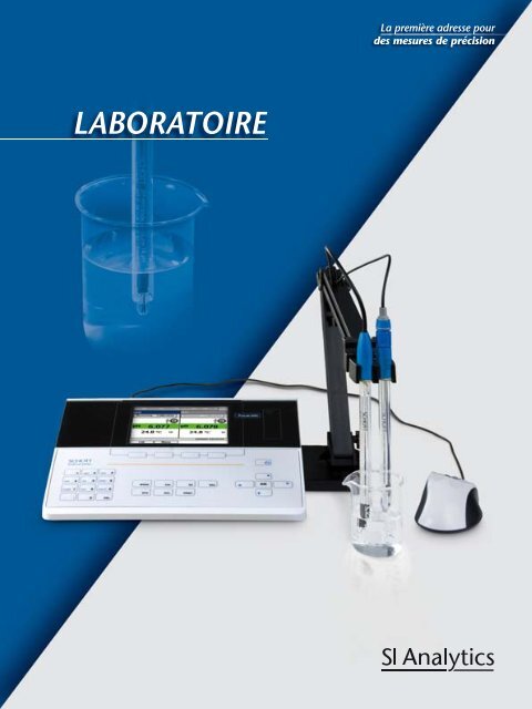 SI Analytics GmbH . catalogue "LABORATOIRE"