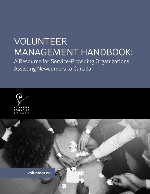 VOLUNTEER MANAGEMENT HANDBOOK