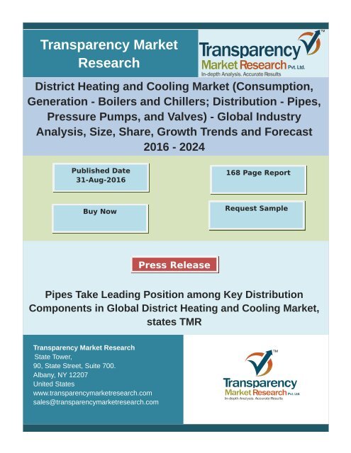 The global district heating and cooling (DHC) market :2024