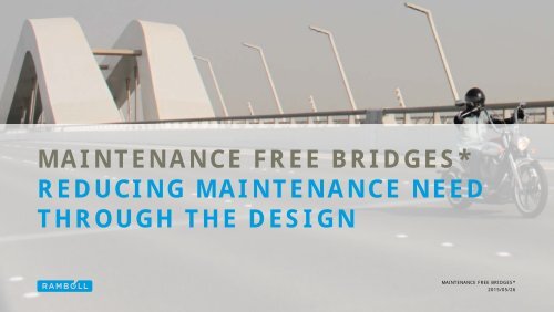 Maintenance Free Bridges