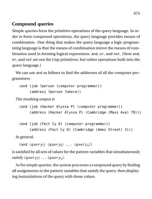 Compound Queries 674 Simp