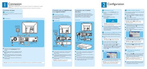 Philips Lecteur/enregistreur DVD disque dur - Guide de mise en route - FRA