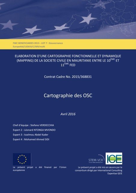 Cartographie des OSC