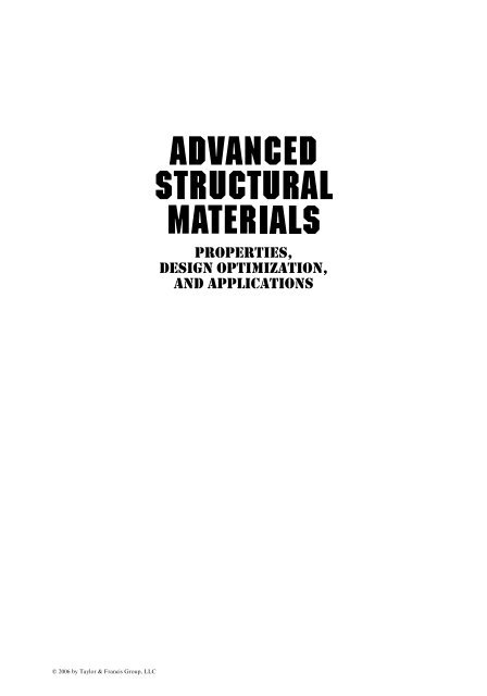 Advanced Structural Materials: Properties, Design ... - Index of