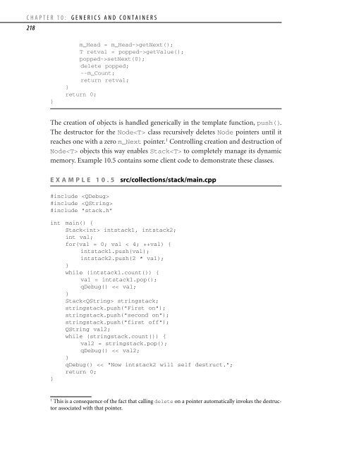 CHAPTER 10 GENERICS AND
