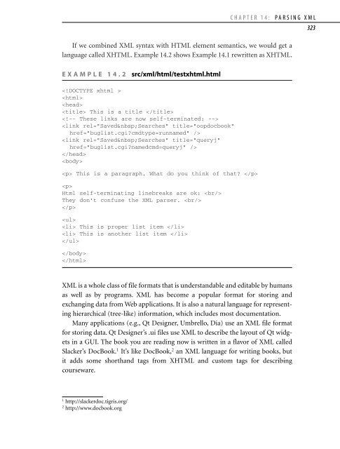 XML Is An Acronym For EXt