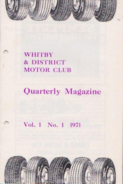 Whitby Motor Club Magazine Issue