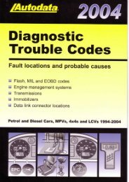 ABS, Diagnostic trouble codes