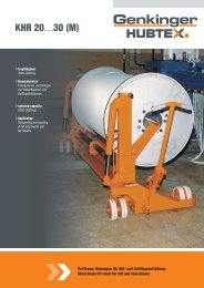 Prospekt Serie HR25, PDF 2.1 MB - Genkinger-HUBTEX GmbH