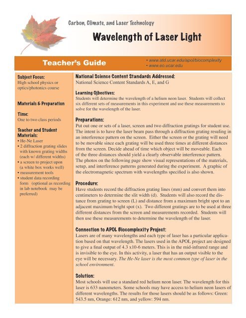 Determine The Wavelength Of A Laser Beam Using Diffraction Grating ... Determine The Wavelength Of A Laser Beam Using Diffraction Grating ...