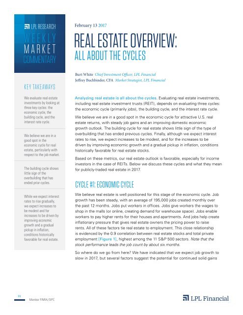 REAL ESTATE OVERVIEW
