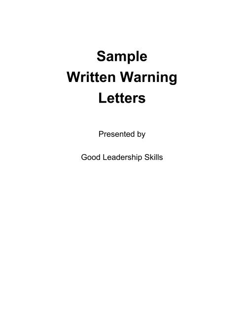 samplewarningletters