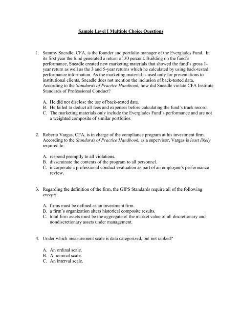 sample_level_I_questions