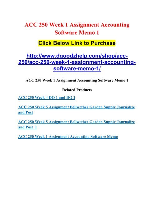 Accounting memo sample | Business Accounting