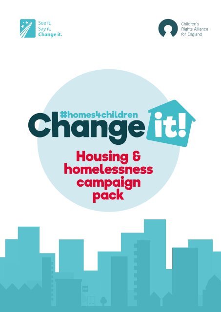 homelessness campaign pack