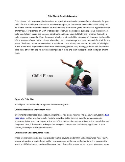 Child_Plan_A_Detailed_Overview