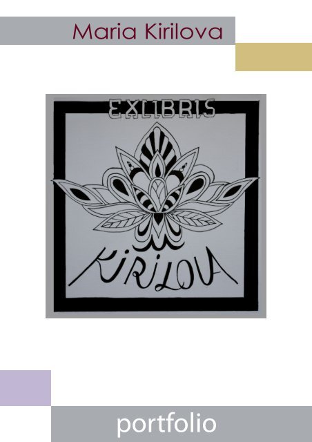 Maria Kirilova - Portfolio