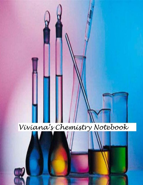 1st Semester Chemistry Notebook