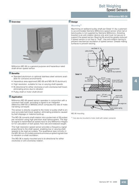 Belt Weighing 4 - Siemens