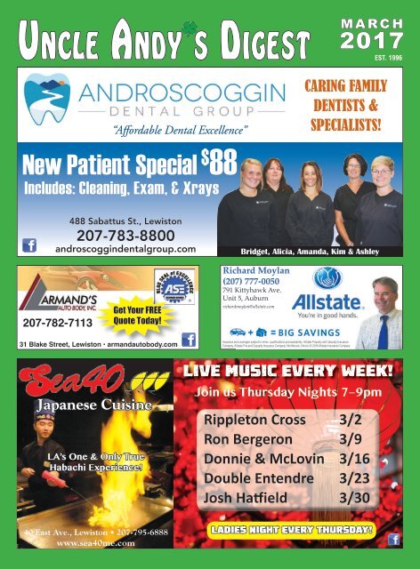 Uncle Andy's Digest - March 2017