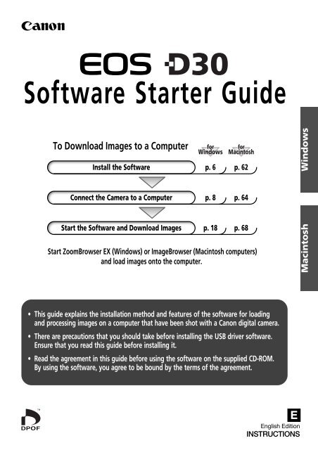 Software Starter Guide - Canon USA, Inc.