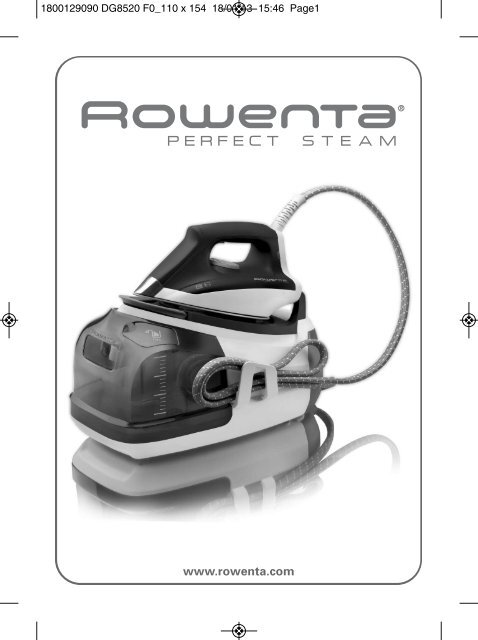 Rowenta PERFECT STEAM DG8560 - PERFECT STEAM DG8560 Ελληνικά (Greek)