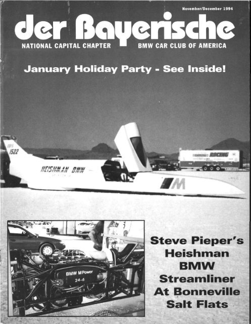Steve Pieper's Heishman BMW Streamliner At Bonneville Salt Flats