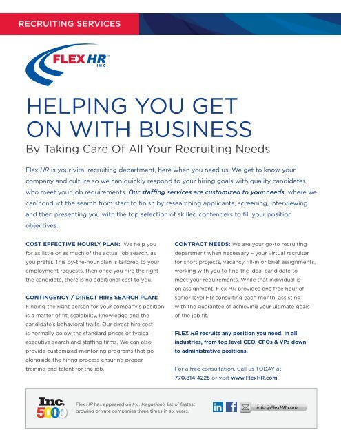 Flex HR Recruiting Services