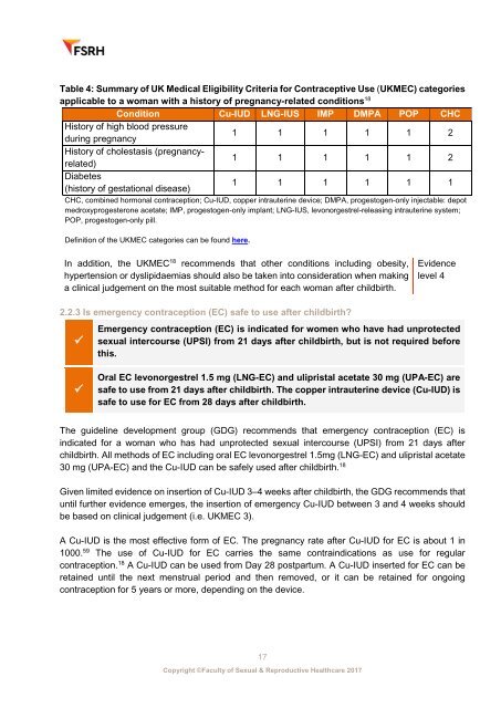 Table 3 Summary Of Uk Me