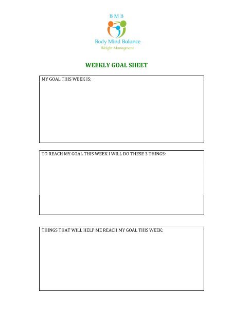 016aWEEKLY GOAL SHEET copy 4