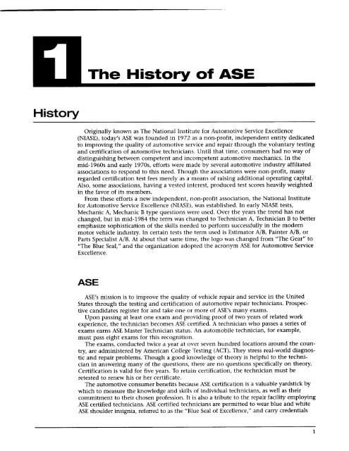 ASE Test A6 Study Guide - Thelostartof.net ASE Test A6 Study Guide - Thelostartof.net