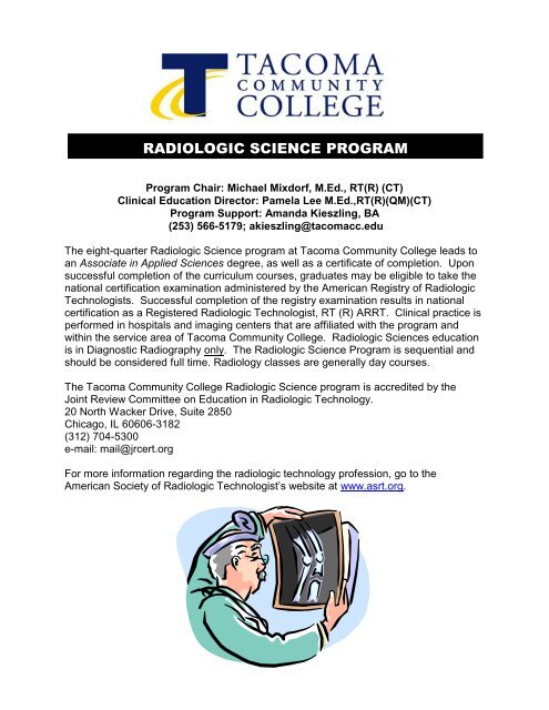 Radiologic Technologist Program - Tacoma Community College
