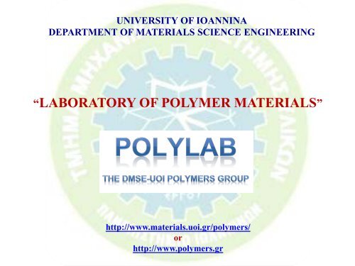 Presentation of Polymers Laboratory