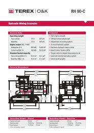 Hydraulic Mining Excavator RH 120-E - terex