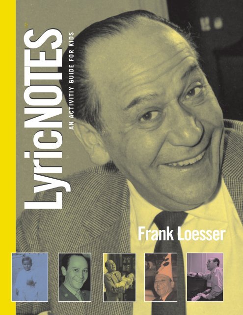 Frank Loesser - The Johnny Mercer Foundation