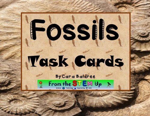 FossilsTaskCards